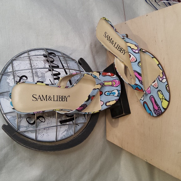 Sam & Libby | Shoes | Sam Libby Slides Thongs Sandals 85 | Poshmark